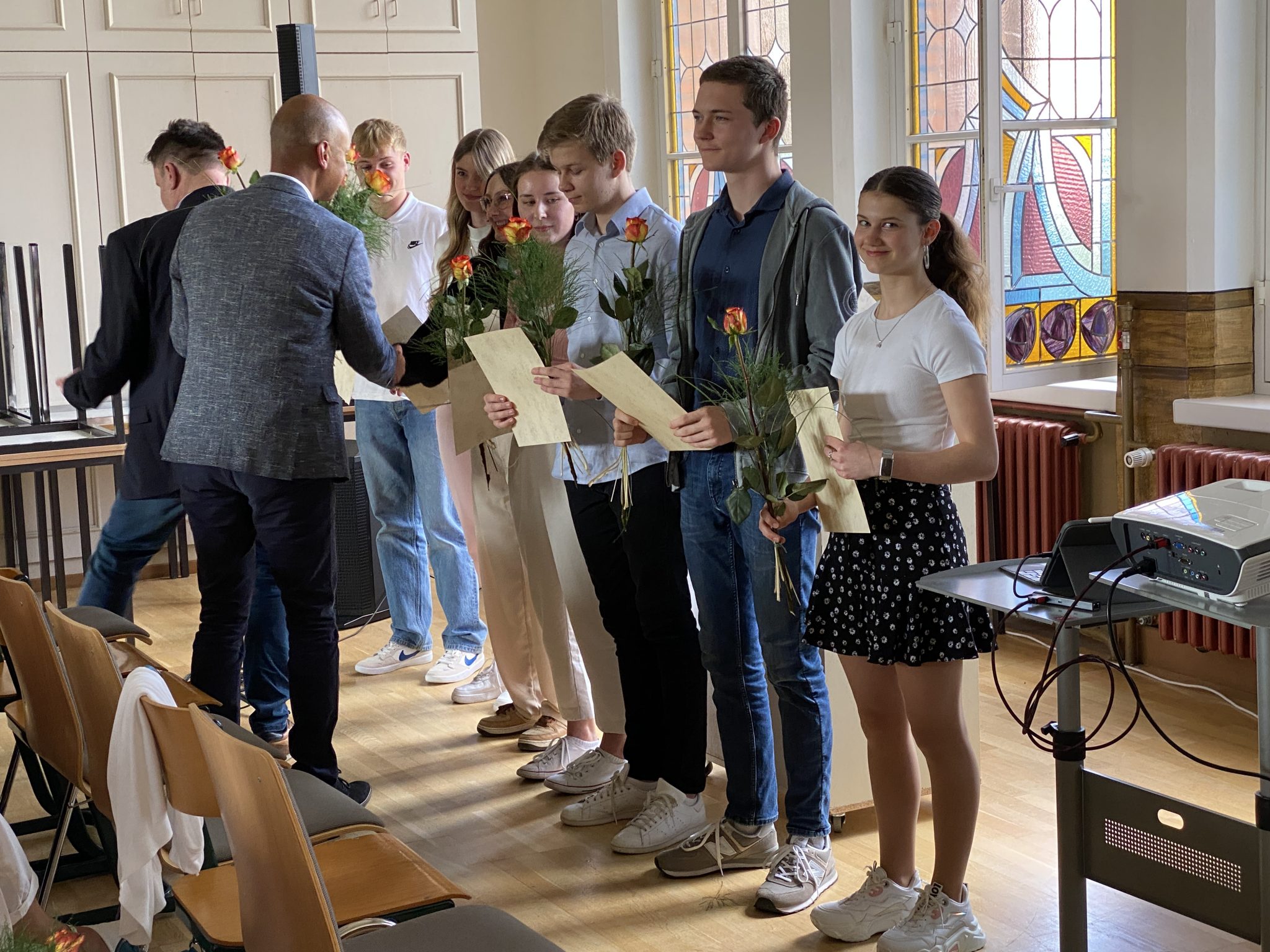 Schüler für besonderes Engagement geehrt - Salza-Gymnasium